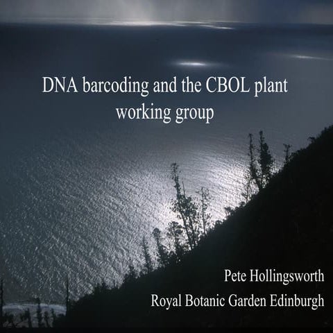 Plant Barcoding | PPT