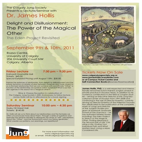 James Hollis in Calgary Event Poster | PDF