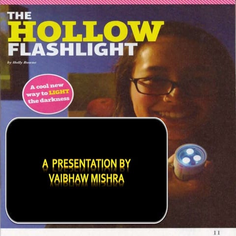 Hollow flashlight (2) | PPT