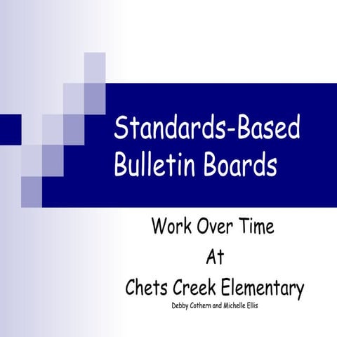Creating a Bulletin Board | PPT