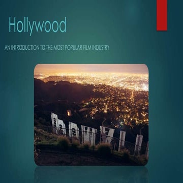 Hollywood Industry Research | PPT