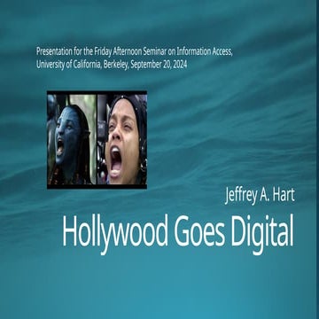 Hollywood Goes Digital: The Impact of Digital Technologies | PPTX