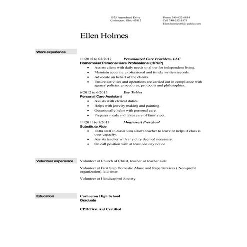 Holmes, ellen 2017 | PDF