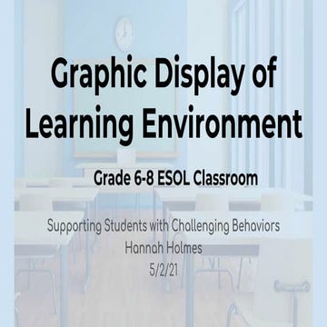 ESOL Learning Environment: Graphic Display | PPT