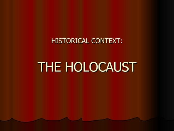 The Holocaust | PPT