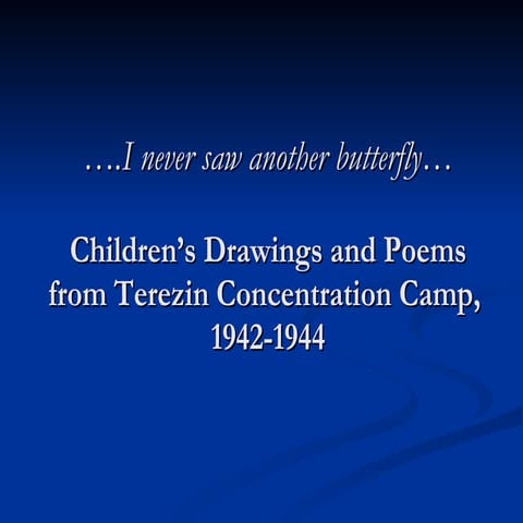Holocaust Butterfly | PPT