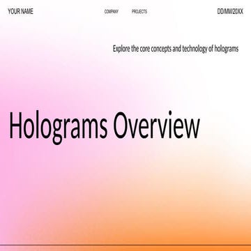 Holograms Overview, applications and properties.pptx
