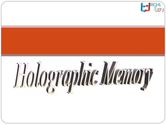 Holographic Memory | PPT