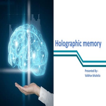 Holographics memory | PDF