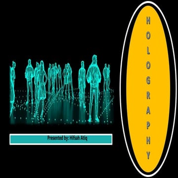 Holography | PPTX