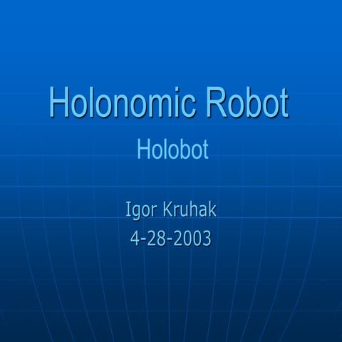 Holonomic Robot.ppt
