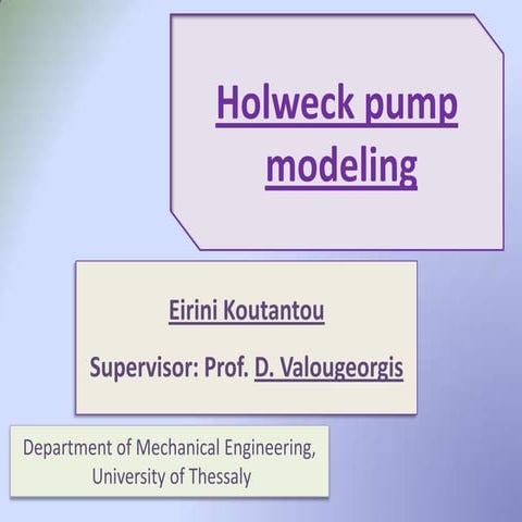 Holweck pump | PPTX