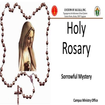 Holy-Rosary-Sorrowful.pptx mnkl nbjhk njnkm | PPTX | Christianity ...