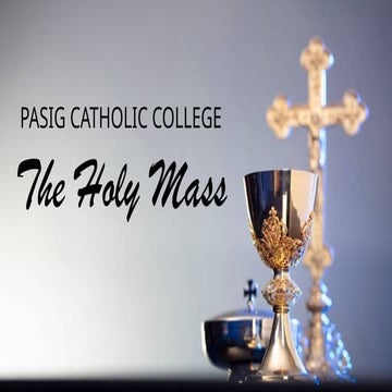 Holy Mass Guide for responses with songs | PPTX