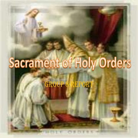 Holy Orders | PPTX