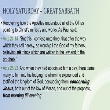 HOLY SATURDAY – GREAT SABBATH.pptx