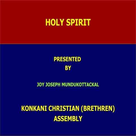 Holy Spirit | PPT