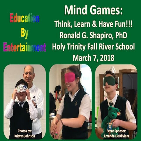 Mind Games: Think, Learn & Have Fun!!! Holy Trinity Fall River School ...