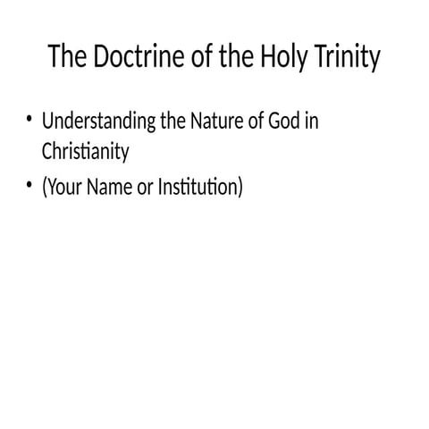 Holy Trinity In the Catholic Perspective.pptx