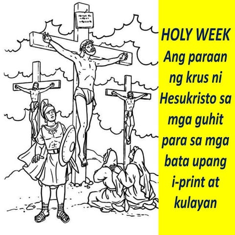 Holy Week - Drawings for children (Filippino).pptx