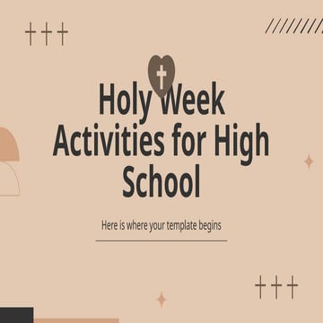 Holy Week Activities for High School by Slidesgo.pptx