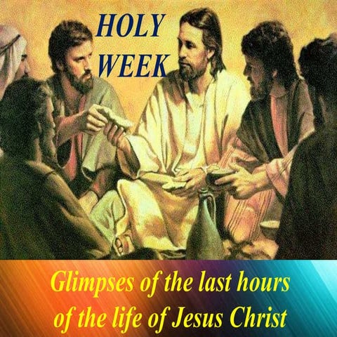 Holy week for adults | PPTX