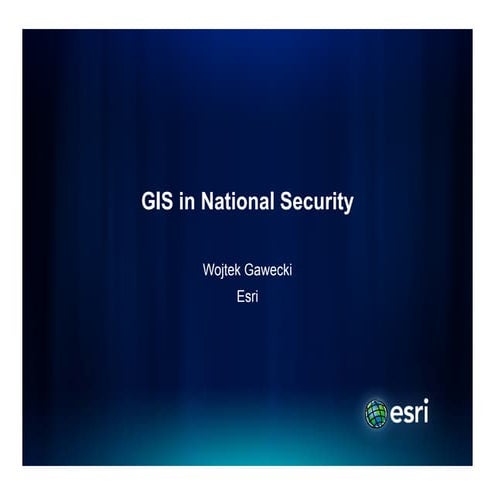 GIS in National Security | PDF