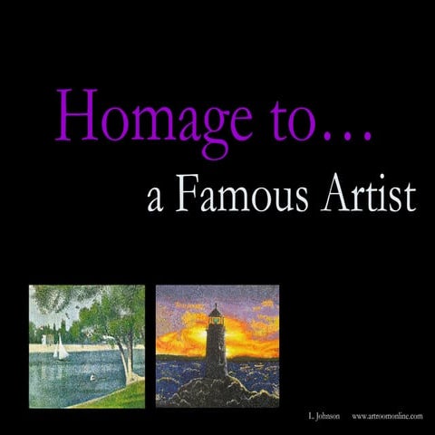 Homage to an Artist | PPT