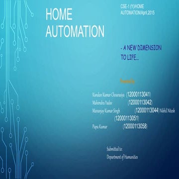 Home automation | PPT