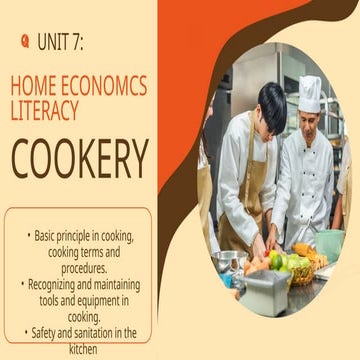 Core Competencies in Cookery NC II | PPTX