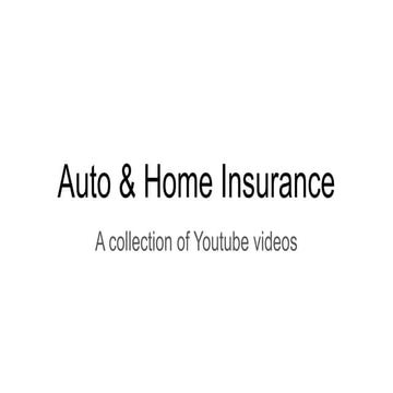 Home and Auto Insurance Policy | PDF