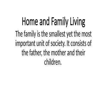 Family Members: Roles and responsibilities | PPT