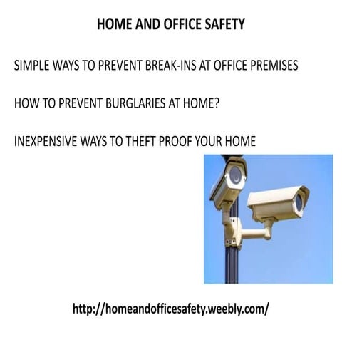 Home and office safety | PPTX