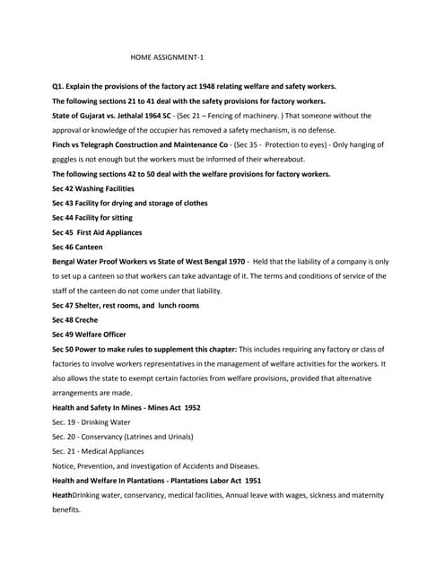 Duties of labour welfare officer | PPT