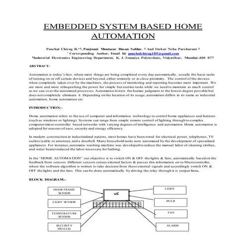 Home automation | PDF
