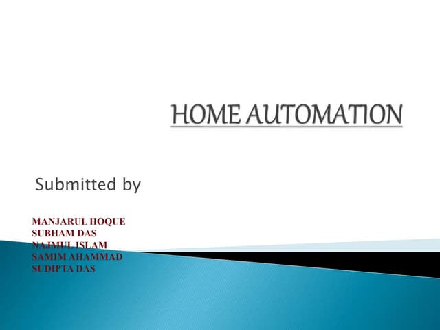 Home Automation PPT home-automation-ppt