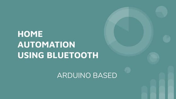 Bluetooth Based Home Automation Using Arduino Uno Ppt 