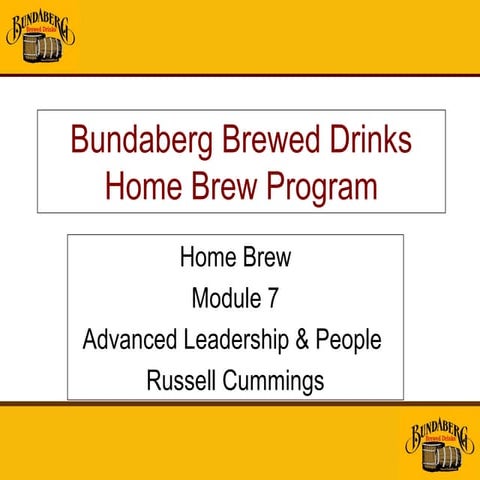 Home brew module 7 advanced leadership | PPT