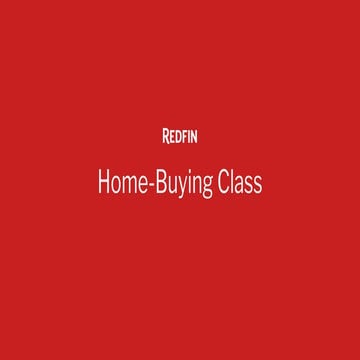Redfin Home Buying Slide Deck | PPTX