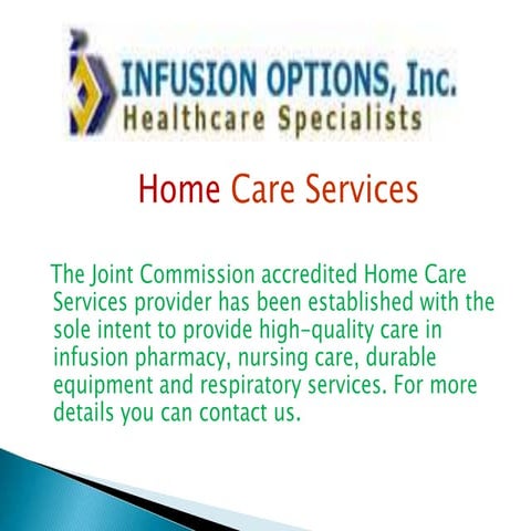 Infusion Options Inc.Healthcare | PPTX