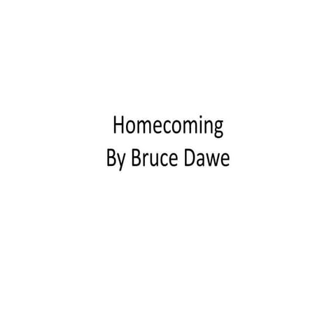 Homecoming | PPT