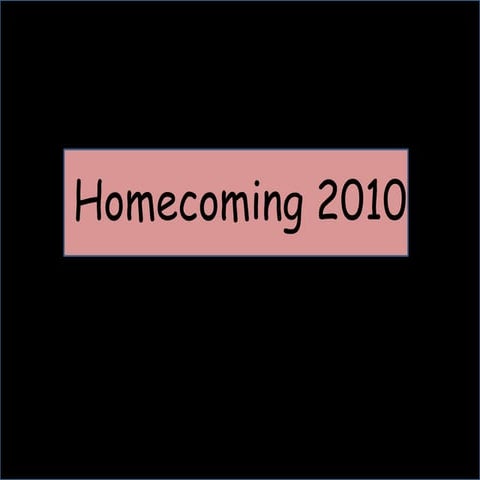 VSU Homecoming 2010 | PPTX | College Football | College Sports