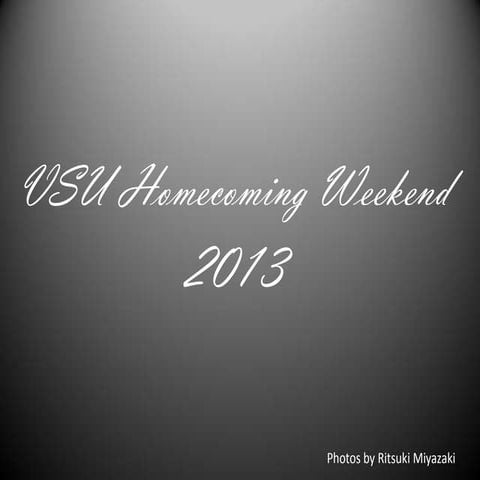 Homecoming weekend | PPT