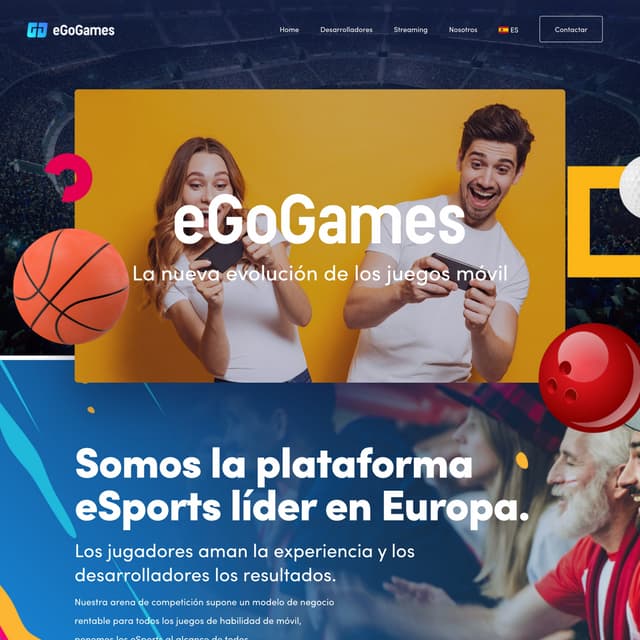 Homepage eGoGames Website | PDF