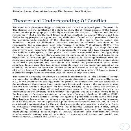 Framework to understand water conflicts | PPTX