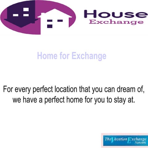 Home exchange | PPT