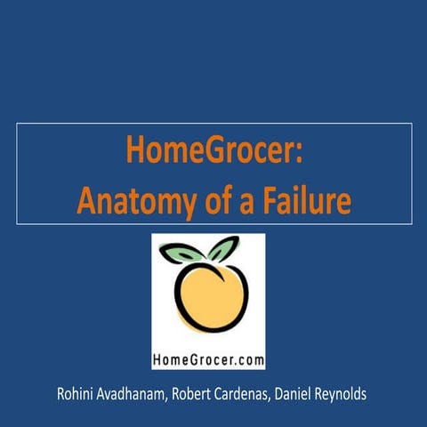 HomeGrocer.com case study | PDF