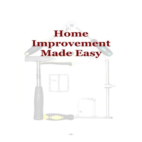 Home improvement made easy | PDF