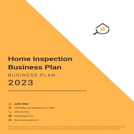 home inspection business plan example.pdf