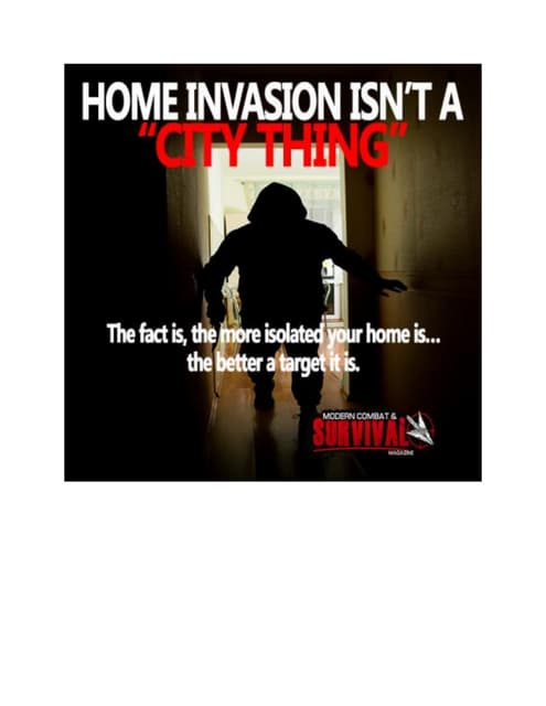 4 Tacticals Tips To Survive A Home Invasion | PDF